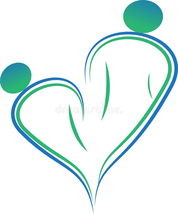 Heart pair stock vector. Illustration of healthy, affection - 35227538