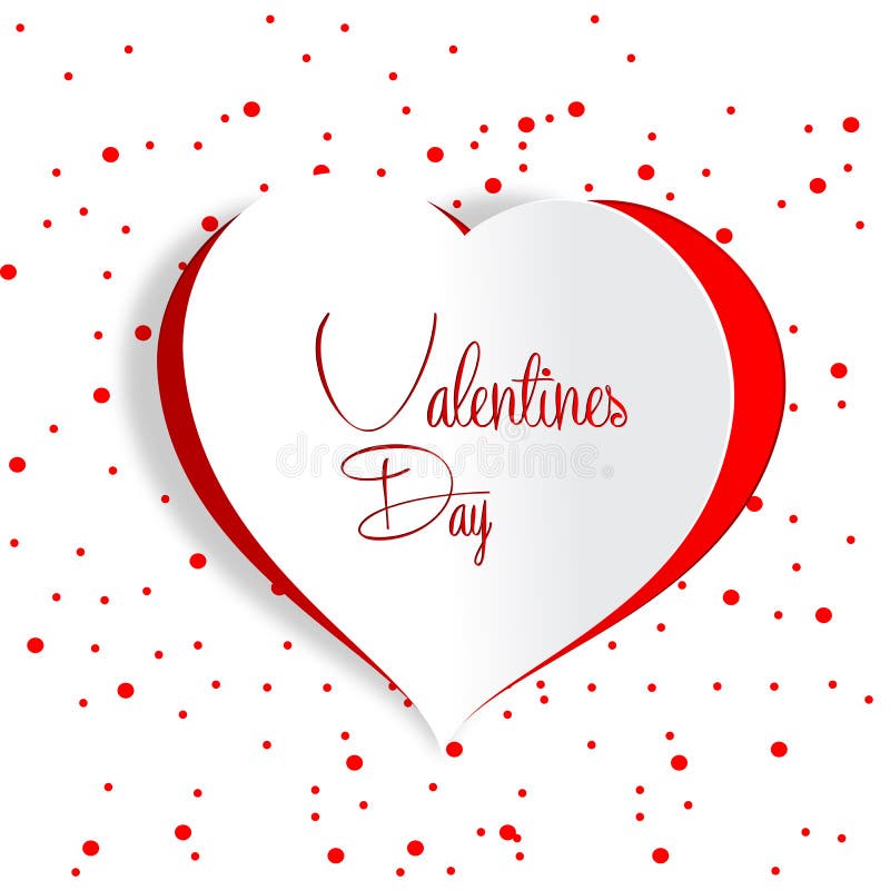 Heart Paper Background stock illustration. Illustration of shiny - 32827569