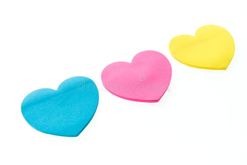 Heart paper note stock image. Image of post, design, romance - 82170235