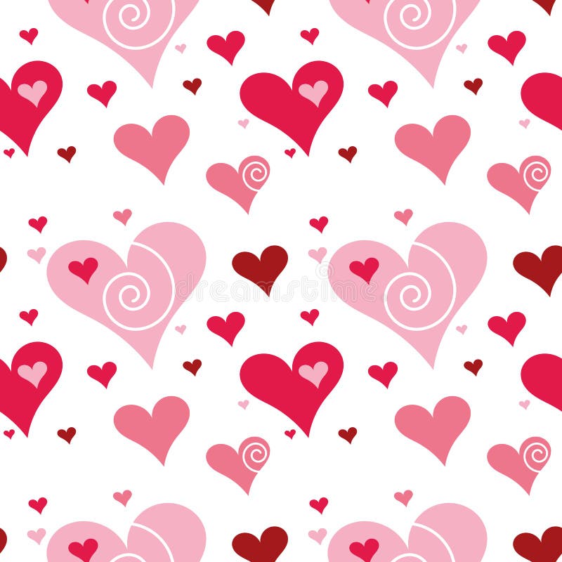 Heart pattern stock vector. Illustration of concept, decorative - 48635537