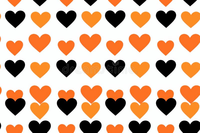 Heart Pattern Wallpaper stock illustration. Illustration of seamless ...