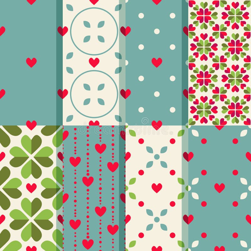 Heart Patterns stock vector. Illustration of holiday - 48176635