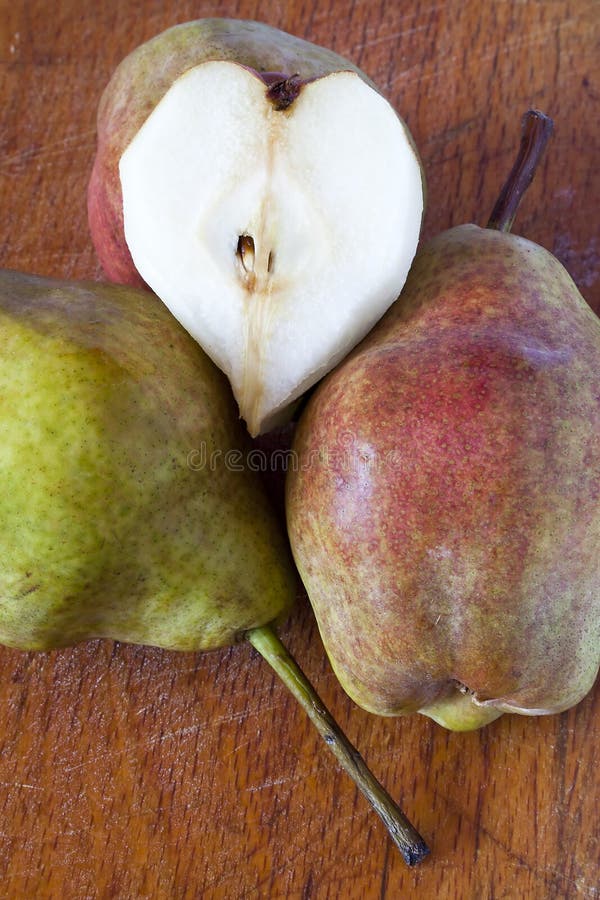 Heart pear stock photo. Image of table, freshness, closeup - 21394674