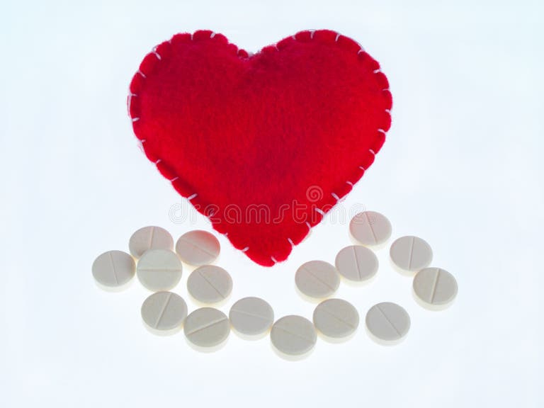 Heart and pills stock image. Image of healthy, healthcare - 71953751