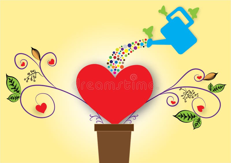 Heart Watering Stock Illustrations – 1,909 Heart Watering Stock ...