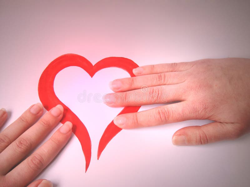 Heart protection stock image. Image of compassion, light - 12642965
