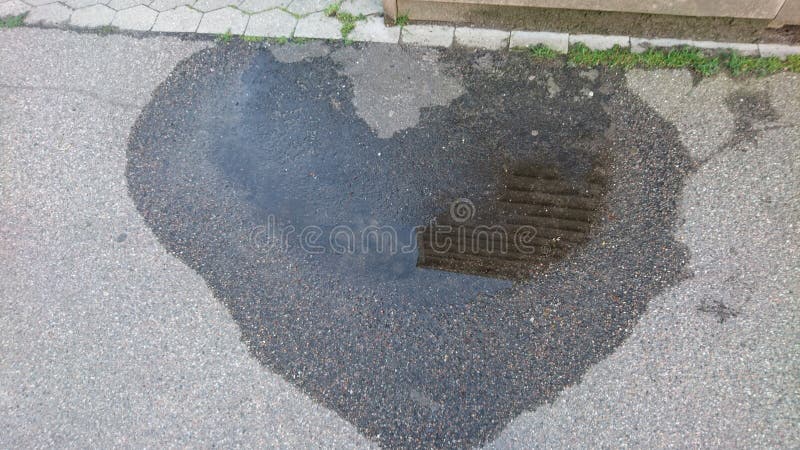 Heart puddle stock image. Image of hearts, puddle, heart - 73783457