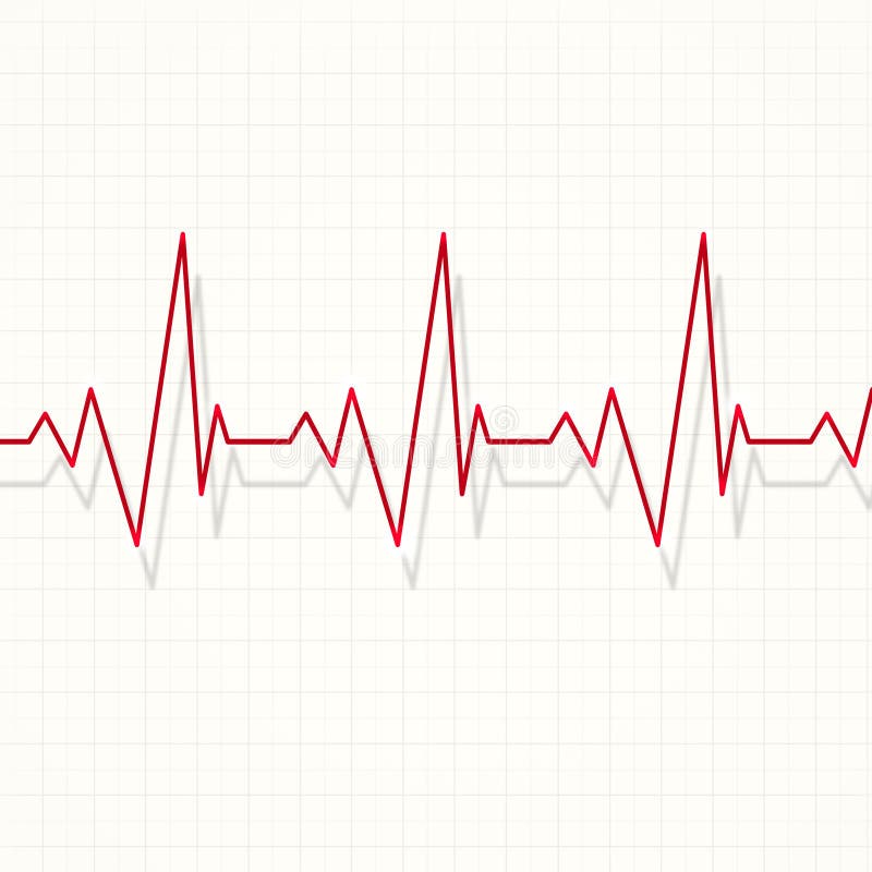 Heart Pulse Rhythm stock illustration. Illustration of medicine - 86442250