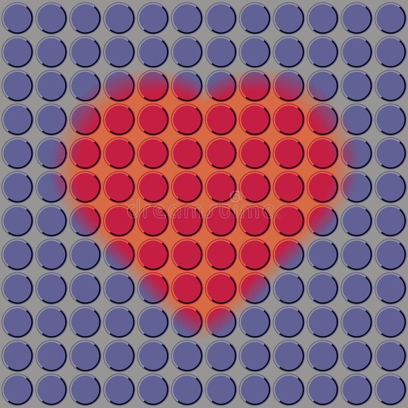 Heart Perforated Stock Illustrations – 203 Heart Perforated Stock ...