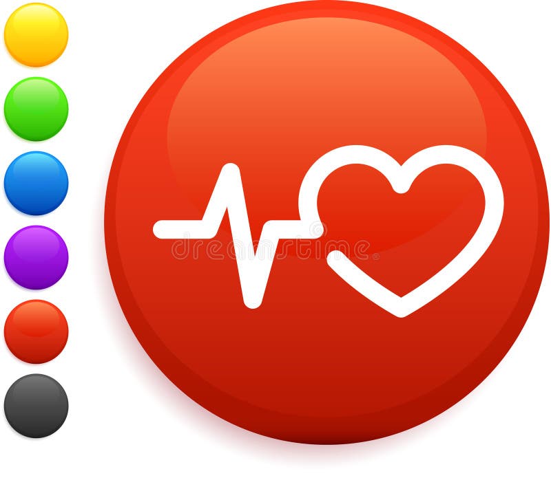 Heart Rate Graphics. Vector Illustration.. Electrocardiogram. Heartbeat ...