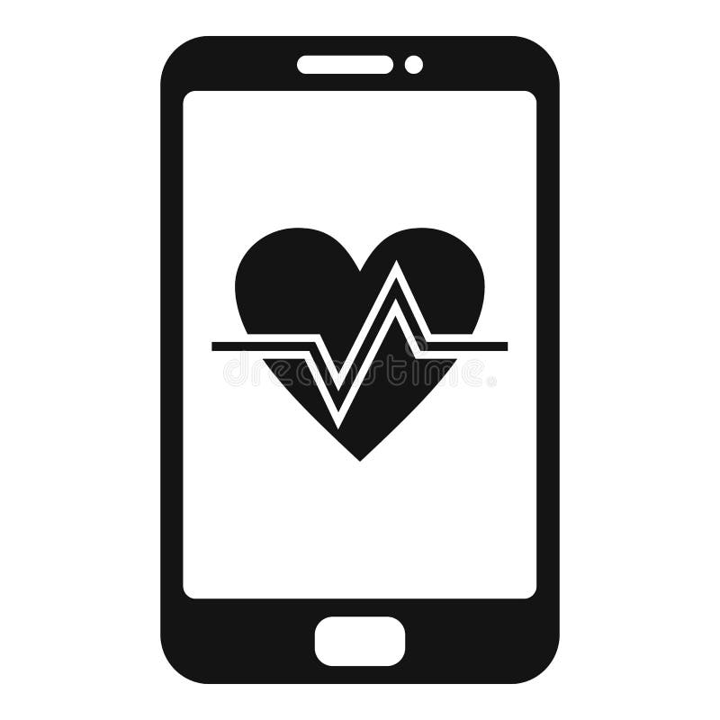 Heart Rate Hospital Monitor Icon, Outline Style Stock Vector ...