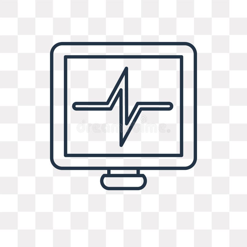 Blood Test Vector Icon Isolated on Transparent Background, Linear Blood ...