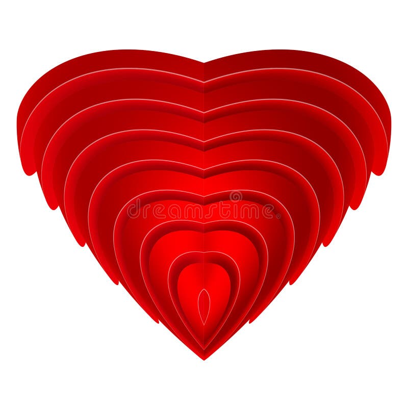 Heart stock vector. Illustration of outline, beautiful - 54394977