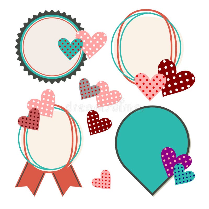 Heart Red Symbol Element Love Stock Illustration - Illustration of love ...