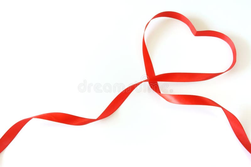 Heart ribbon stock photo. Image of ribbon, simple, events - 21523778