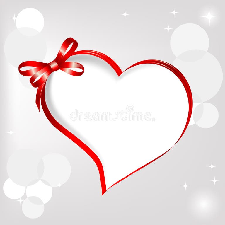 Heart Ribbon Border Stock Illustrations – 16,576 Heart Ribbon Border ...