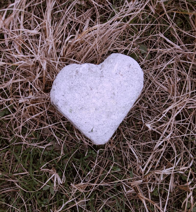 Heart from rock stock photo. Image of heart, white, view - 221453806
