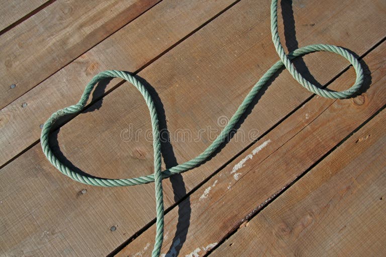 Heart with ropes stock image. Image of strength, lace - 1094521