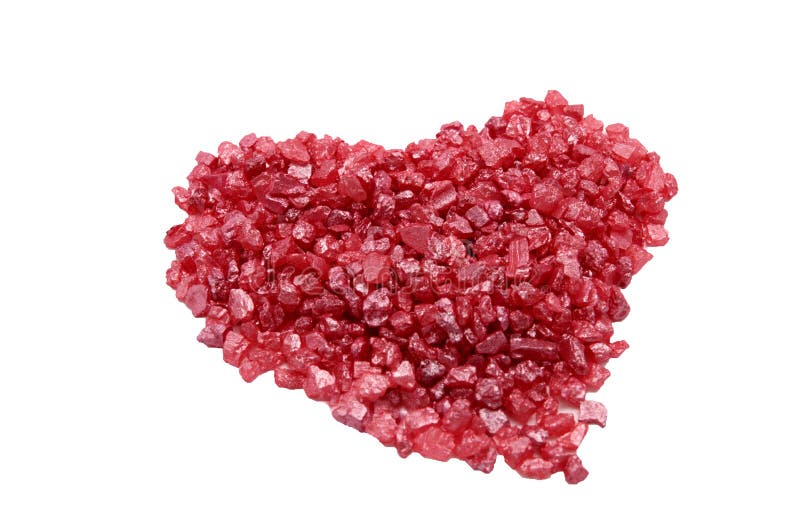 Heart sfrom sea salt stock image. Image of stack, white - 12773233