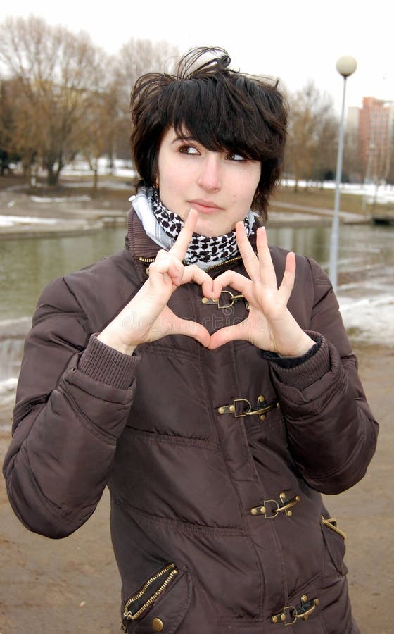 Heart shape stock image. Image of cute, cheerful, beauty - 9366345