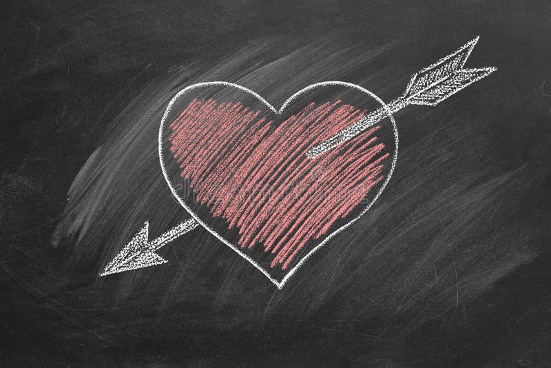 Cupid`s Arrow Hit the Heart Stock Photo - Image of human, amour: 265771328