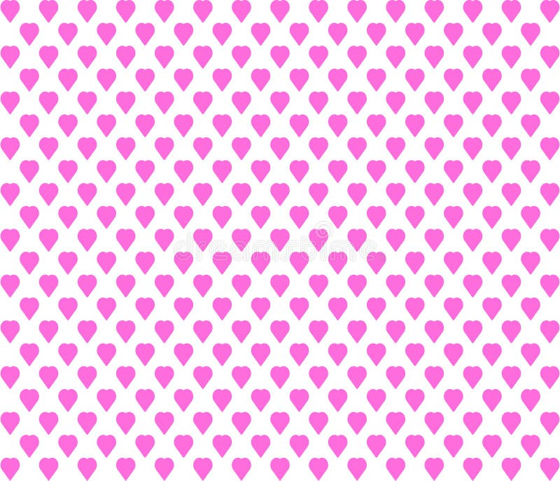 Background Vector Illustration and Beautiful Pink Heart Shape. Stock ...
