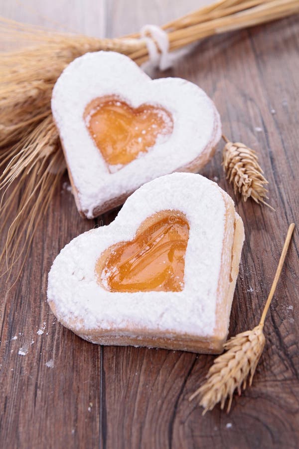 Heart shape biscuit stock photo. Image of baked, cake - 28640920