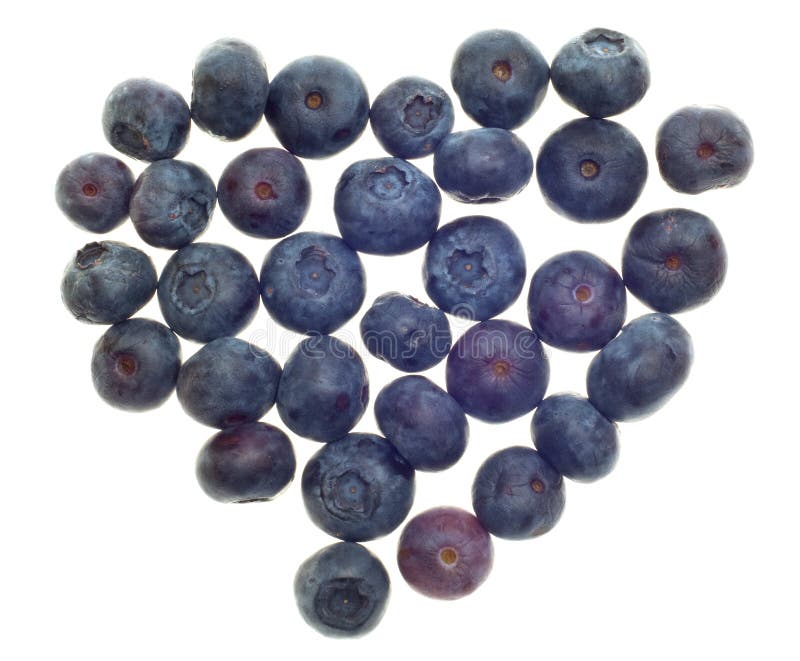 Heart Shape of Blueberries stock image. Image of shape - 18144209