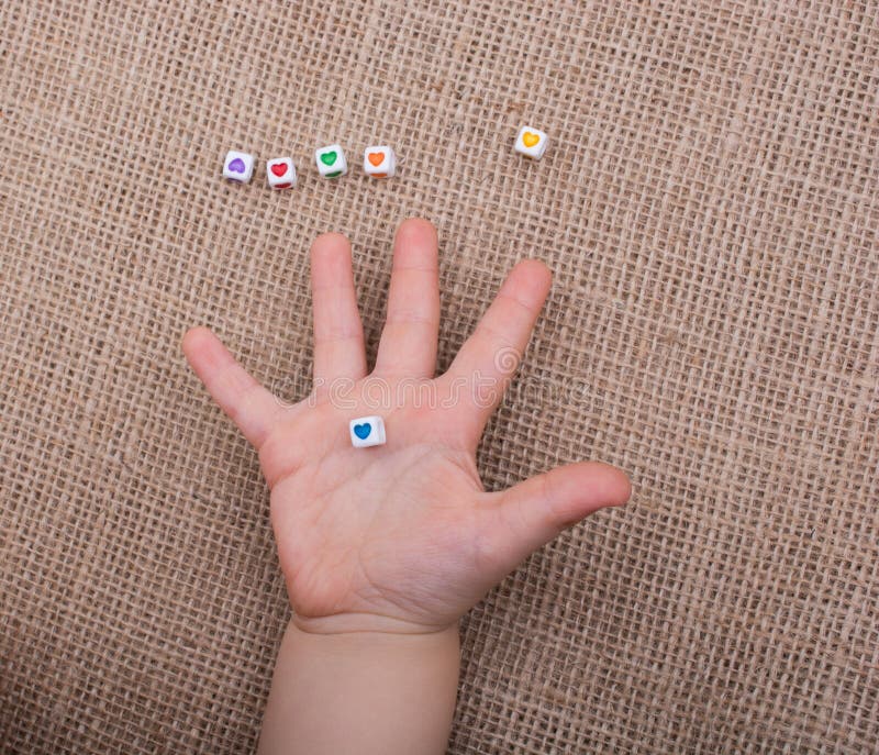 Heart Shape between Building Blocks Stock Image - Image of romance ...
