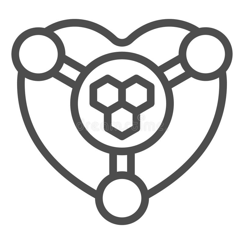 DNA Chain in One Line Drawing. Minimalist Healthcare and Biology ...