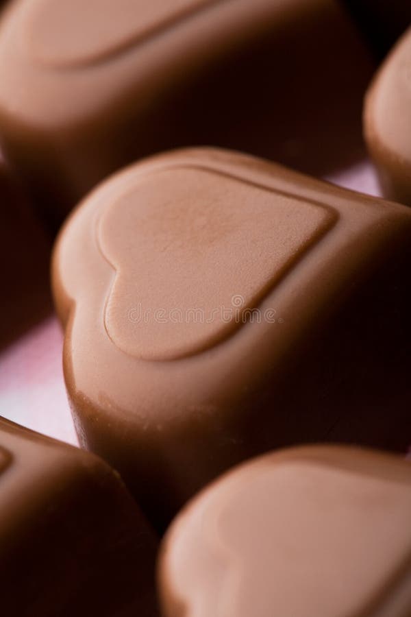 Heart shape chocolate stock photo. Image of macro, candy - 12267474