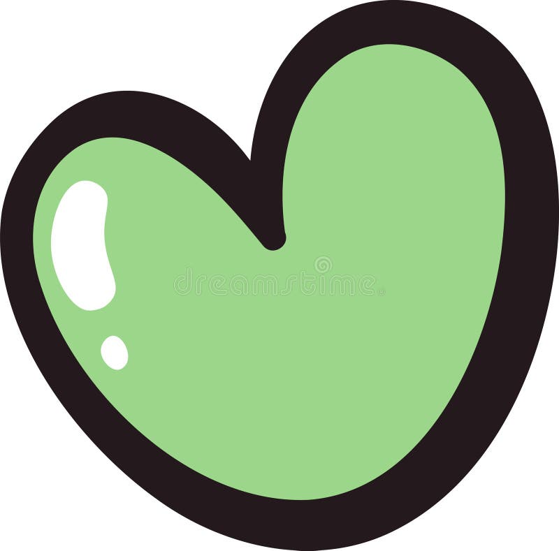 Heart Shape Comic Art stock vector. Illustration of design - 319312090