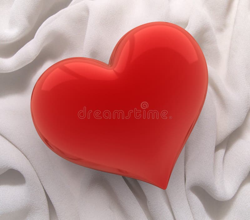 Heart Shape Concept 3d Illustration Stock Illustration - Illustration ...