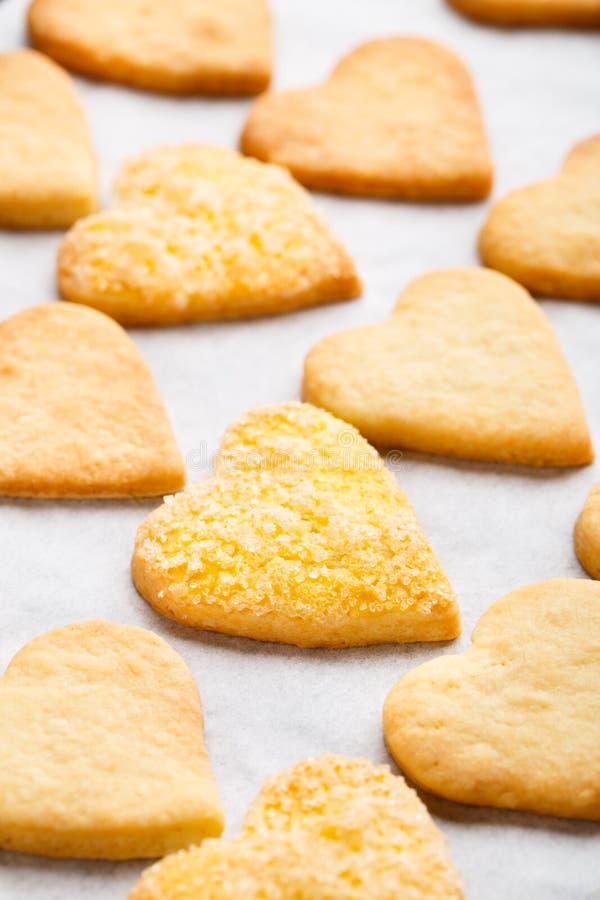 Heart shape cookies stock image. Image of sweet, paper - 35577009