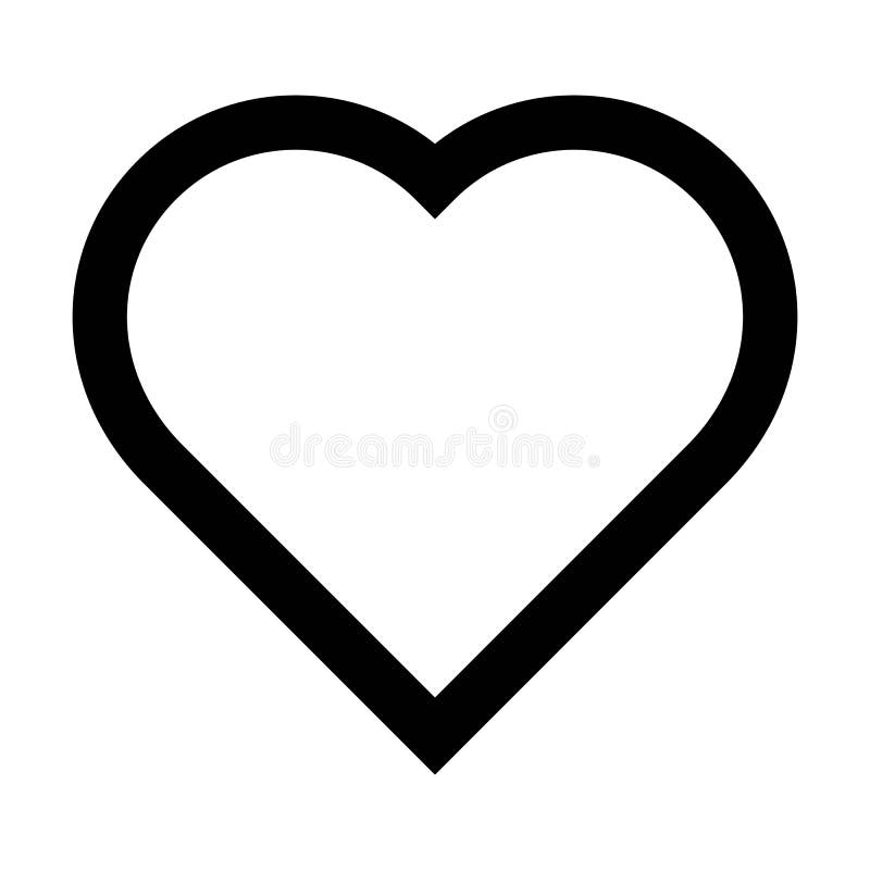 Heart Shape Dashed Symbol Icon Vector for Creative Graphic Design Ui ...
