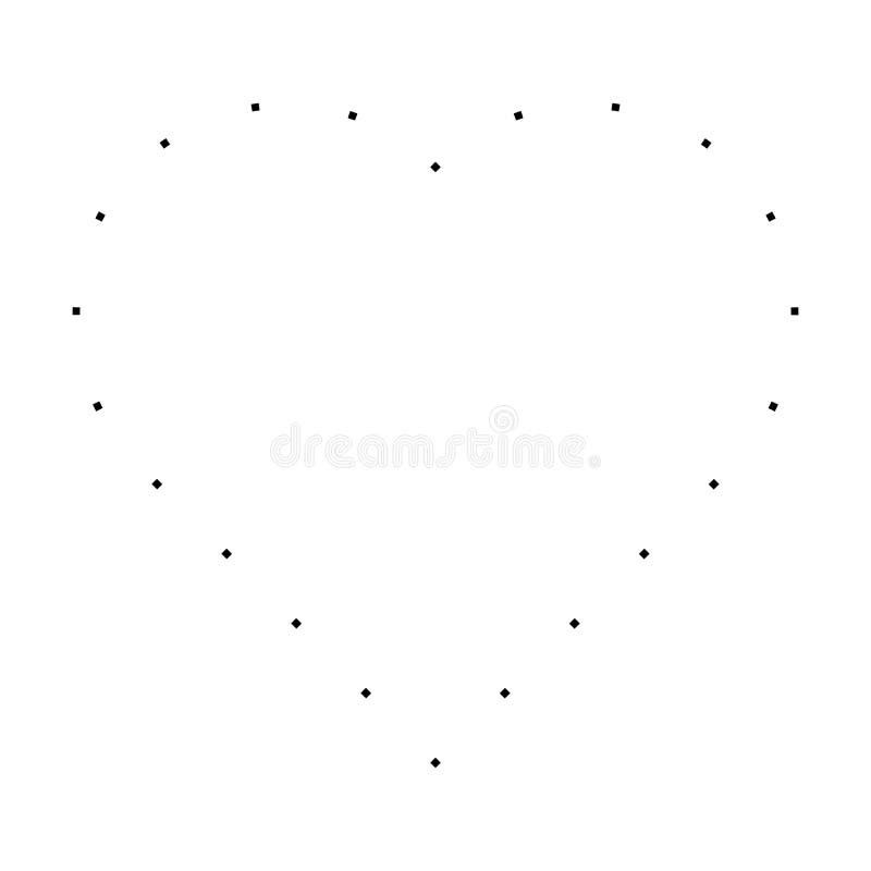 Heart Shape Dotted Symbol Icon Vector for Creative Graphic Design Ui ...