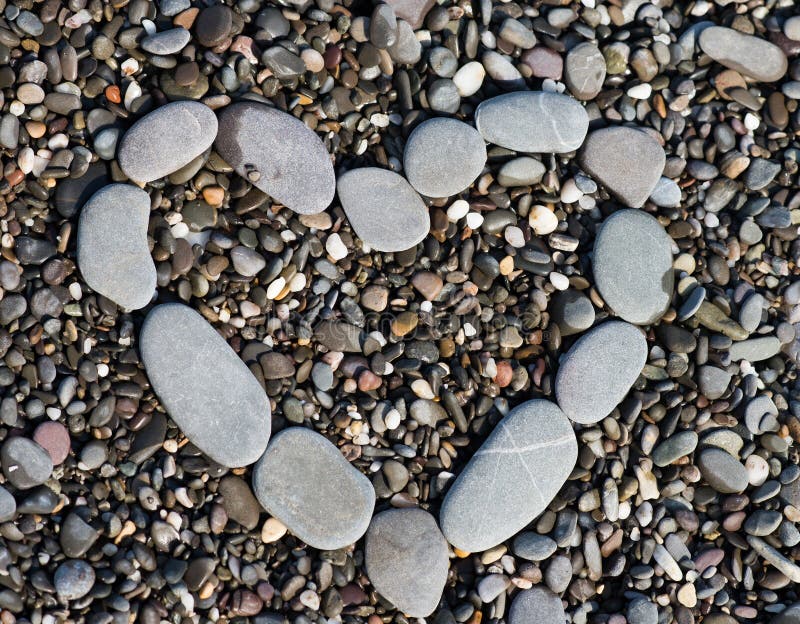 Heart Shape Gravel Stone. Love Concept Stock Image - Image of beauty ...