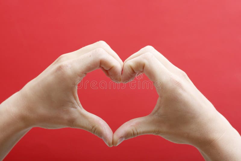 Heart shape with hands stock photo. Image of hand, white - 9457352