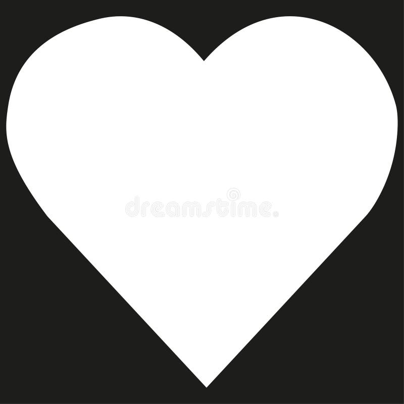 Black Silhouette Shape Heart Stock Illustrations – 37,500 Black Silhouette Shape Heart Stock ...