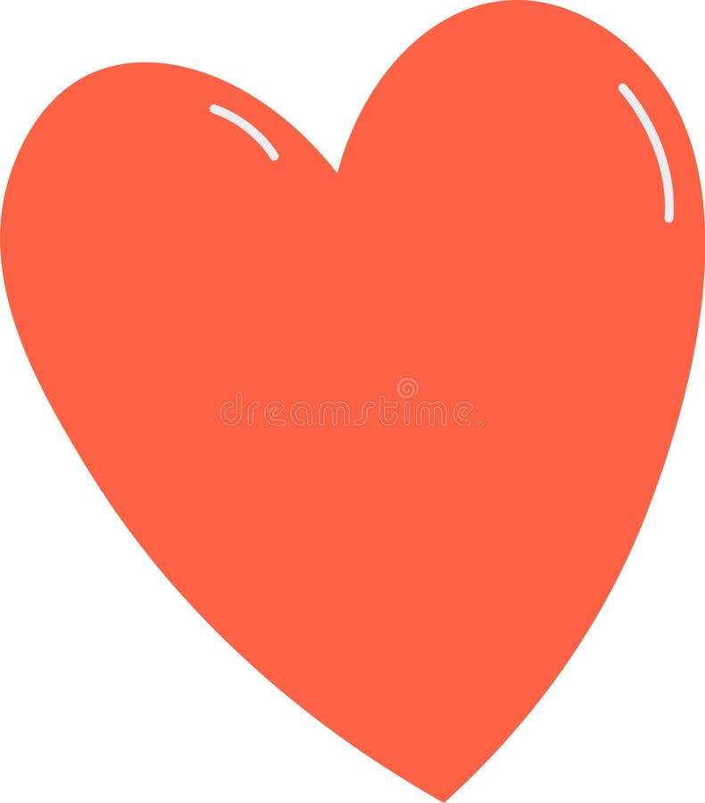 Heart Shape Icon stock vector. Illustration of happy - 296510489