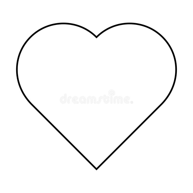 Heart Shape Icon Vector Symbol for Creative Graphic Design Ui Element ...