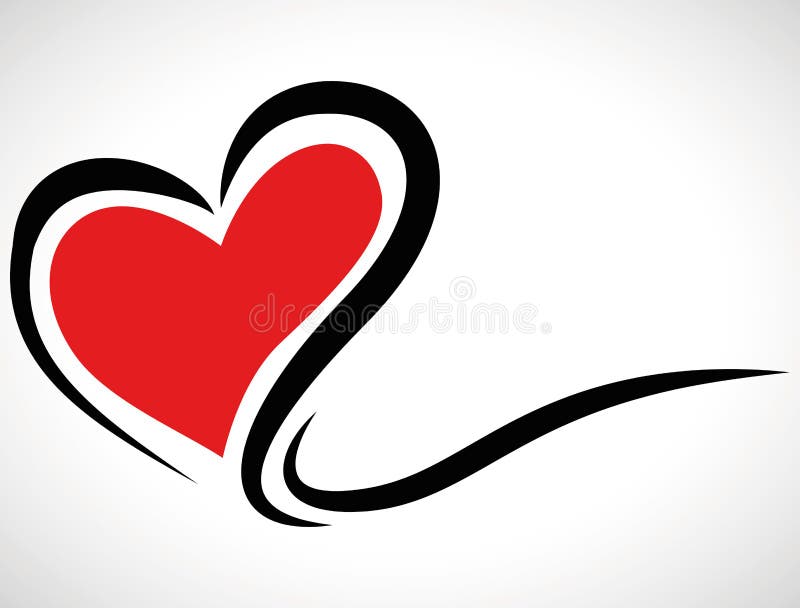 Heart Shape Illustration stock vector. Illustration of heart - 86113103