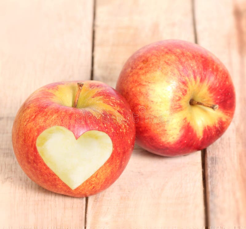 Love You Apple stock photo. Image of love, color, present - 19006714