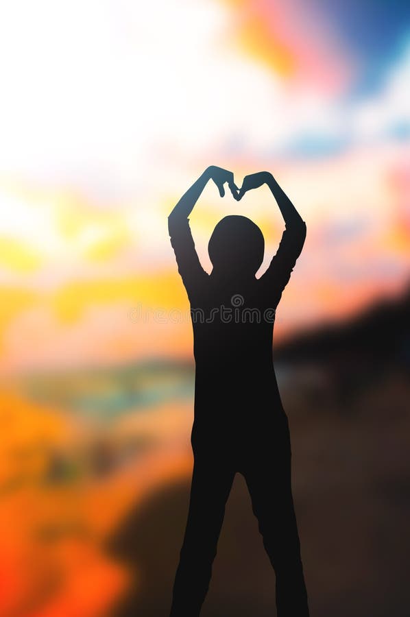 Heart Shape Made with a Girl Arm Stock Image - Image of hand, love ...