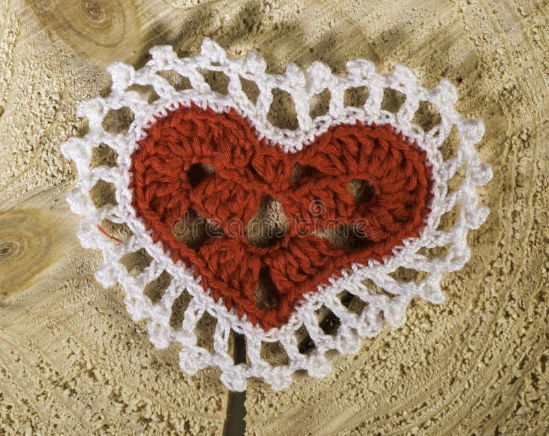 Heart Shape Made of Red Textile Stock Image - Image of valentines ...