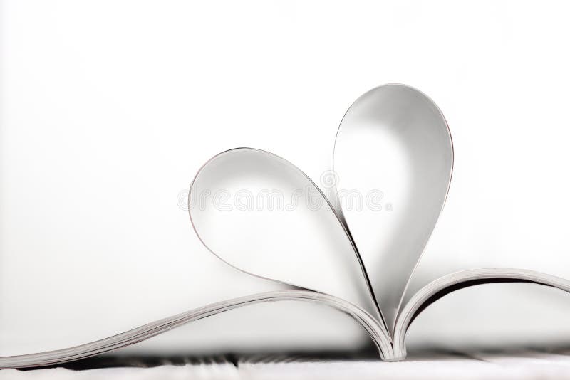 Magazine Heart Shape stock image. Image of backgrounds - 18920739