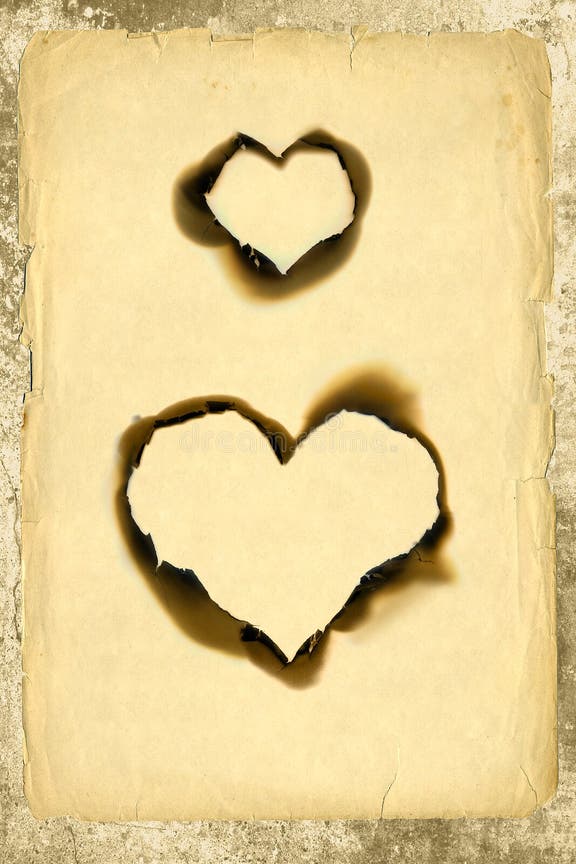 Heart shape parchment stock photo. Image of paper, framed - 17715554