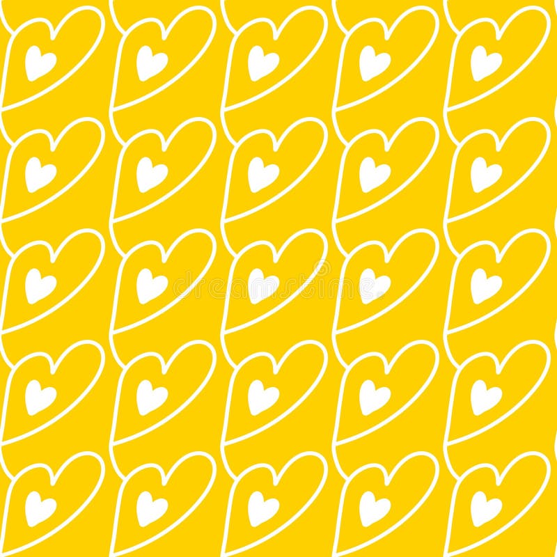 Heart Shape Pattern. Valentine S Day Background Stock Illustration ...