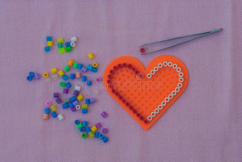 Heart shape pixel art. stock image. Image of netting - 84785411