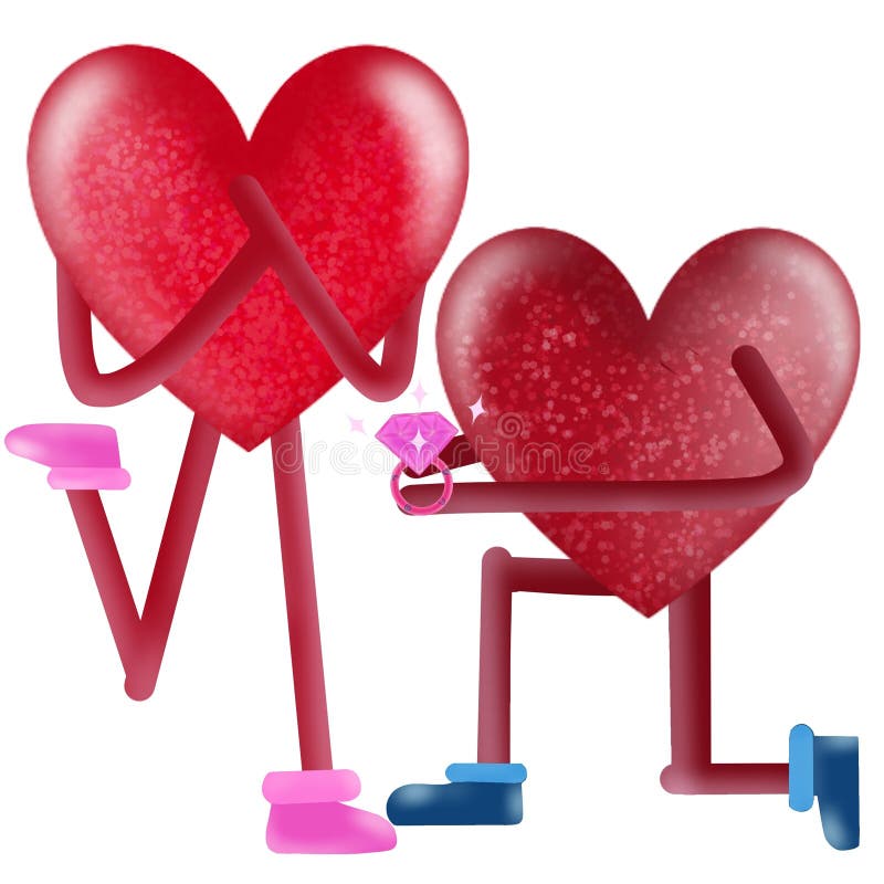 Heart Shape that Represents Love Stock Illustration - Illustration of ...